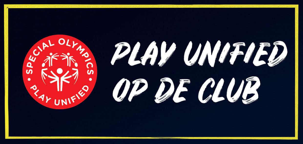 Play Unified op de club brengt sporters samen - Special Olympics