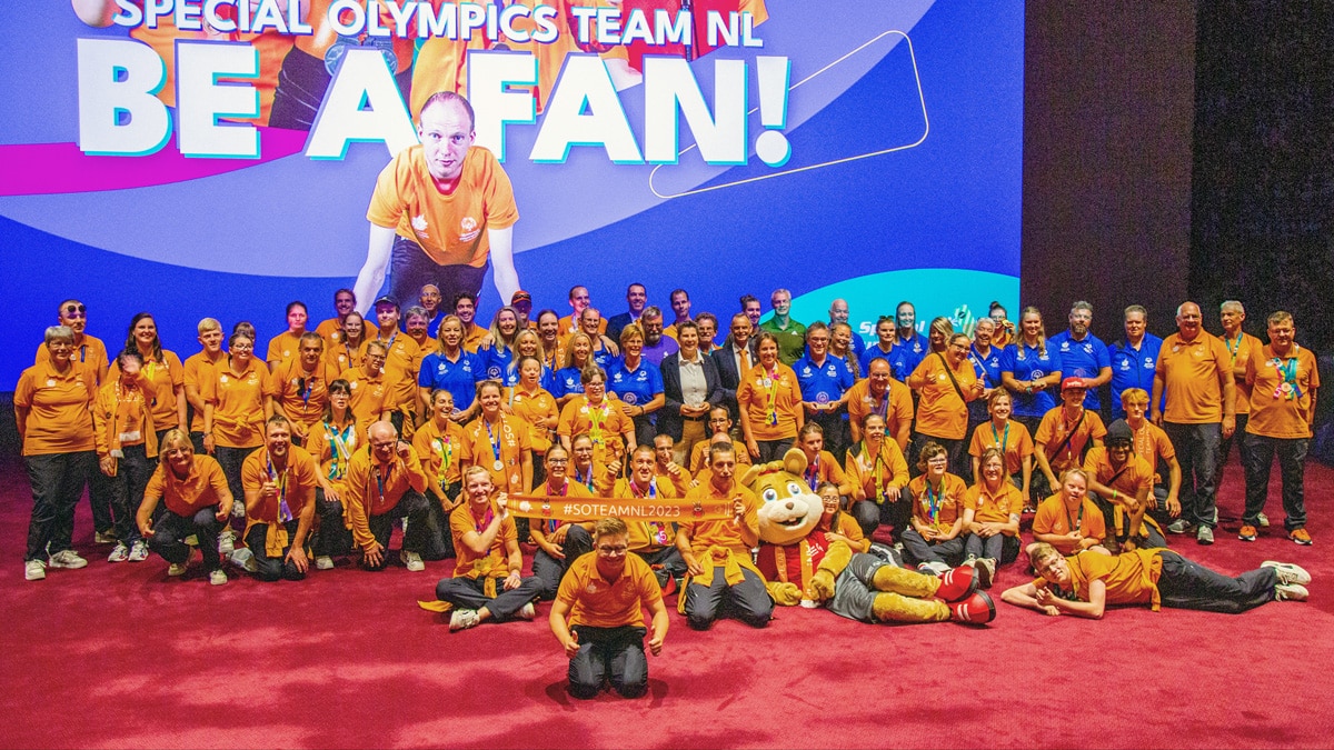 Special Olympics Team NL gehuldigd in Tilburg - Special Olympics